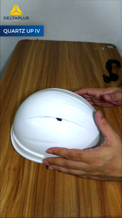 Delta Plus QUARTZ UP IV - Ventilated Safety Helmet with Rotor Wheel ...