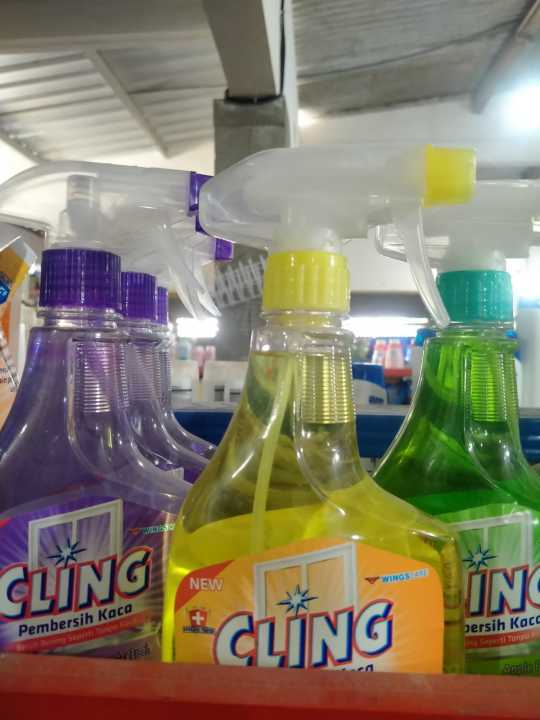 Cling pembersih kaca .. botol spray .. 425 ml.. | Lazada Indonesia
