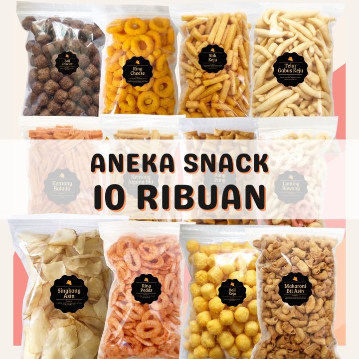 ANEKA SNACK SERBA 10.000 BISA PILIH // SNACK JAJANAN LEBARAN CAMILAN ...
