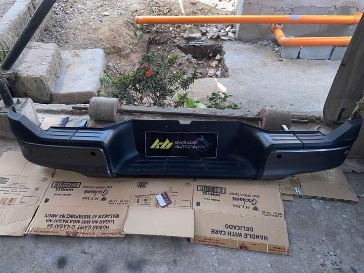 Toyota Hilux Conquest 2024 Rear Bumper (black available) | Lazada PH