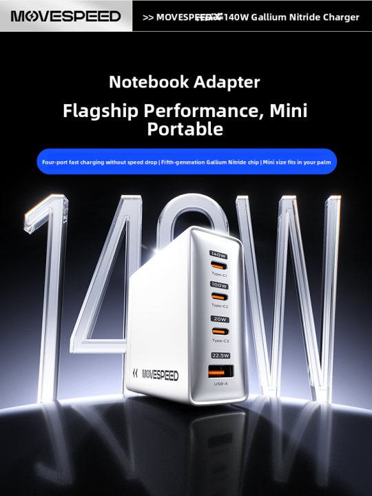 Fast Charging GaN Charger 140W | Lazada
