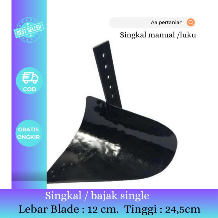 Singkal bajak single pertanian, cocok untuk membajak tanah | Lazada ...