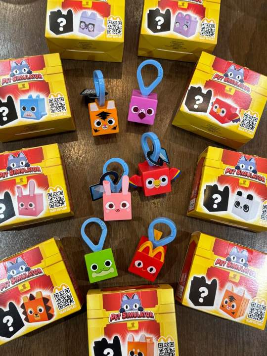 McDonalds Pet Simulator Toys (Pet Simulator Happy Meal Toys) Sold per ...