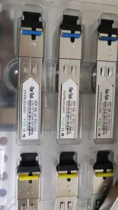 โมดูล sc ไฟเบอร์ออฟติก sfp sc module Conector 1.25G 20Km Tx Rx Single ...