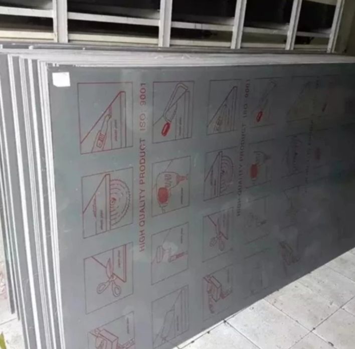 plat PVC sheet gray 2mm x 100cm x 100cm PVC sheet lembaran 2mm | Lazada ...