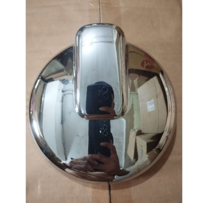 Bumper Mirror Cover Chrome Isuzu NPR/NHR/NKR Big (Size:7 inches ...