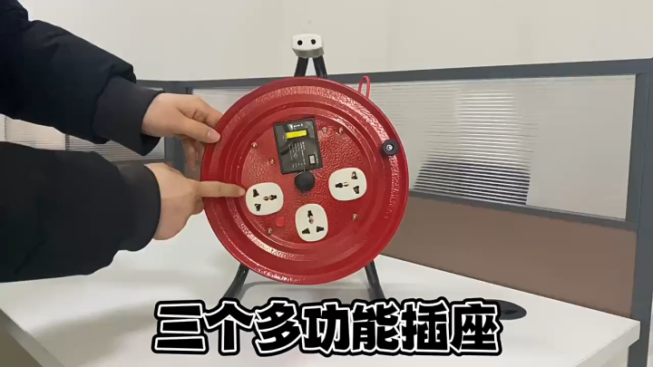 50/30/15 Meters Extension Wheel Cable Reel 220V Cord w/ HEAVY DUTY ...