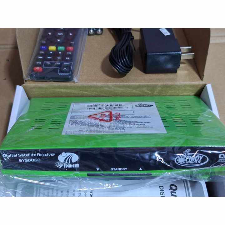 GSAT PINOY BOX ONLY WITH FREE 1 MOnth LOAD PLAN 99 | Lazada PH