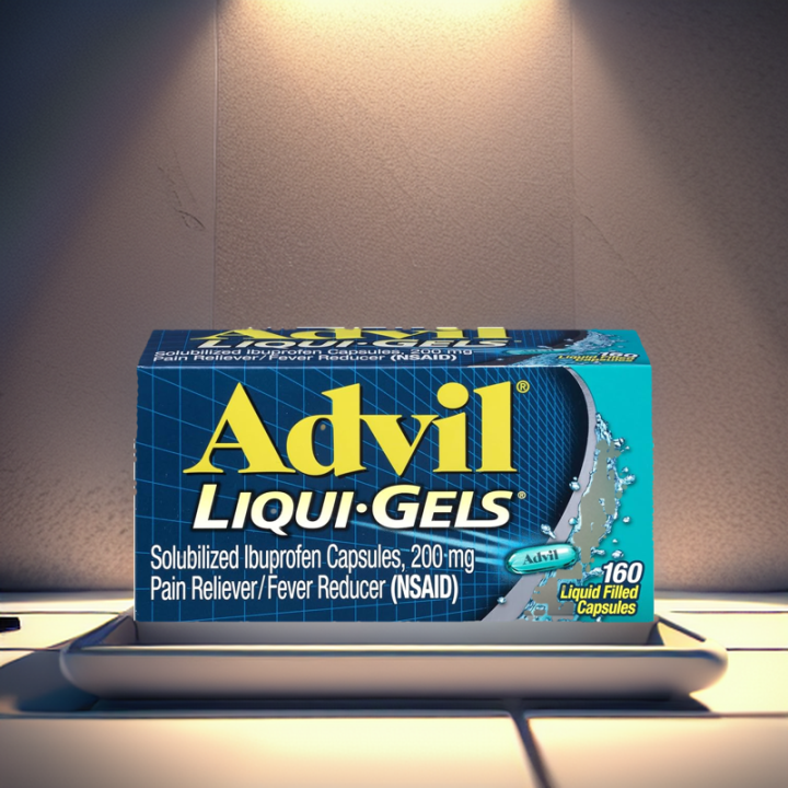 Advil Pain Relief Medication Solubilized Ibuprofen Capsules, 200mg ...