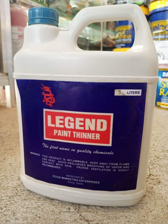 Paint equipment •paint thinner •lacquer thinner (4litters 1gal) | Lazada PH
