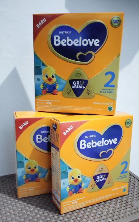 Susu Bebelove 2 (Usia 6-12 Bulan) Kemasan 200gr exp 2026 | Lazada Indonesia