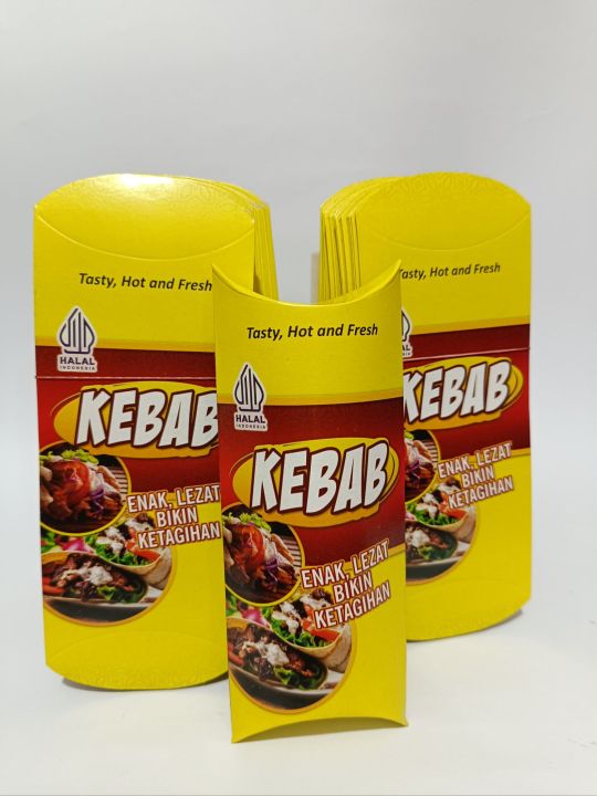 PACK kebab mini(PKM) isi 50/box kebab/bungkus kebab | Lazada Indonesia