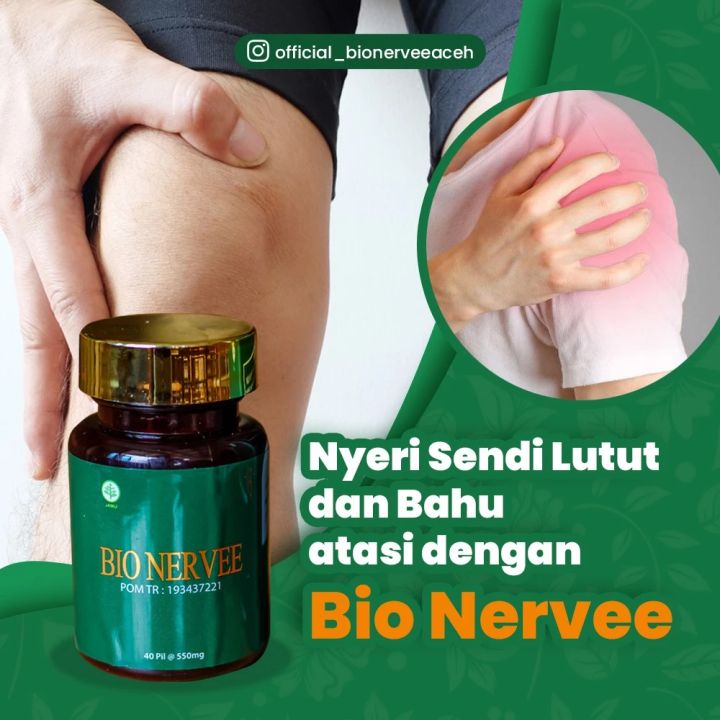 bio nervee original bionervee 100% original 40 tablet herbal gangguan ...