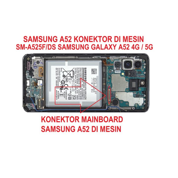 KONEKTOR MAINBOARD SAMSUNG A52 DI MESIN 78 PIN FPC MAINBOARD 1 PCS ON ...