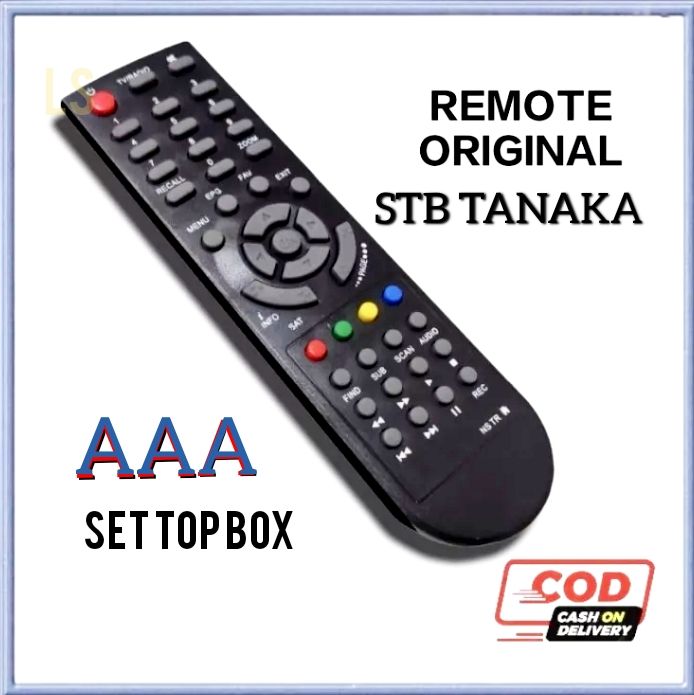 REMOTE SET TOP BOX TANAKA .STB TANAKA DVBT2. Nusantara . | Lazada Indonesia