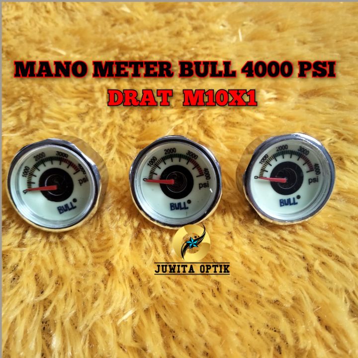 MANOMETER BUULL 4000PSI ALAT UKUR TEKANAN | Lazada Indonesia