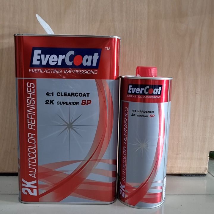 แลคเกอร์ Evercoat เคลียร์ โคท เคลือบเงา รถยนต์2K (4:1) SuperiorSP มี2 ...