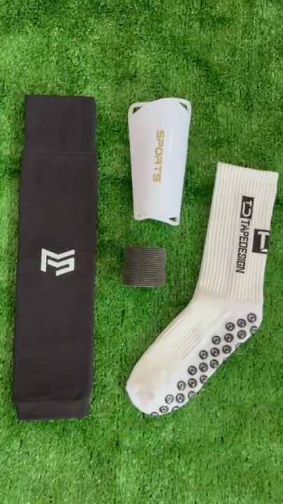 PSSPORT ชุดถุงเท้าพร้อมบวก 1ชุดได้4อย่าง ถุงเท้าฟุตบอล ถุงเท้ากันลื่น ...