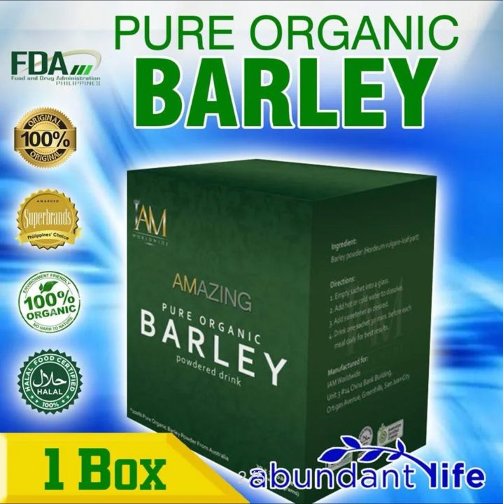 IAM WORLDWIDE (1-BOX) AMAZING PURE BARLEY 💯% ORIGINAL | Lazada PH