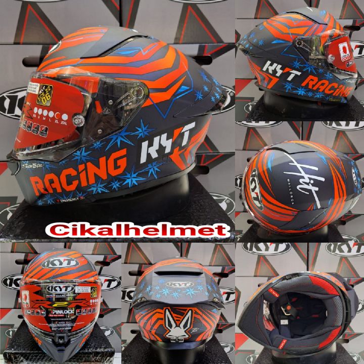 Helm full face KYT R2R PRO MOTIF FERNANDES 2022 GP EDITION KYT ORIGINAL | Lazada Indonesia