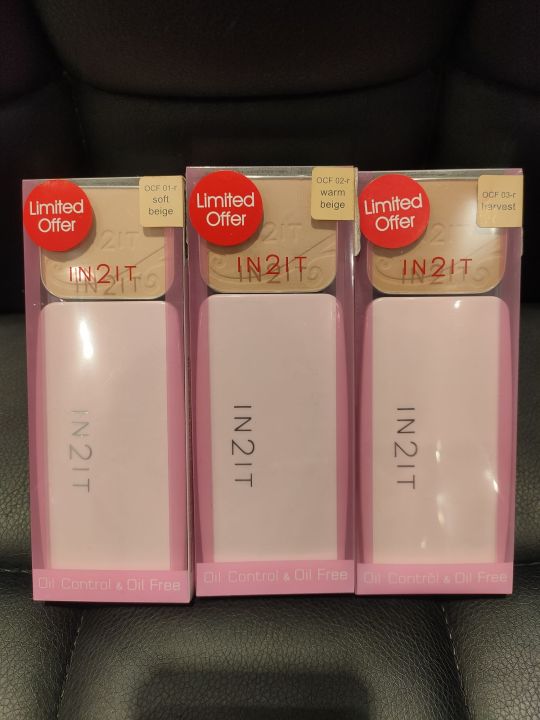 In2it Oil Free Two Way Foundation With Refill Warm Beige 22g | Lazada PH