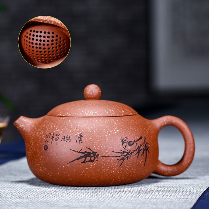 Yixing Original Yixing Clay Teapot Handmade Dragon Blood Sand Xi Shi ...