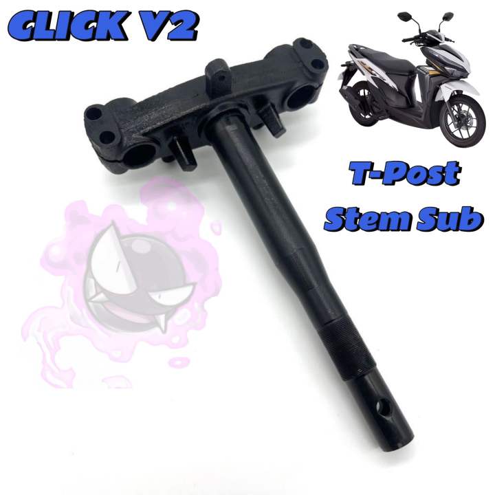 T-Post / Stem Sub Assy For Honda Click V2 (125i/150i) Game Changer T ...
