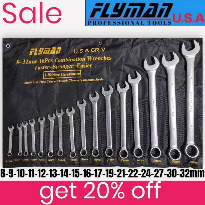 Combination Wrench Set Flyman Original USA | Lazada PH