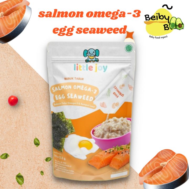 Little Joy Makanan Mpasi Bayi Bubuk Tabur Gizi - Salmon Egg Seaweed ...