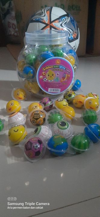 gummy buble gum karekter lucu pertoples isi 50 pcs | Lazada Indonesia