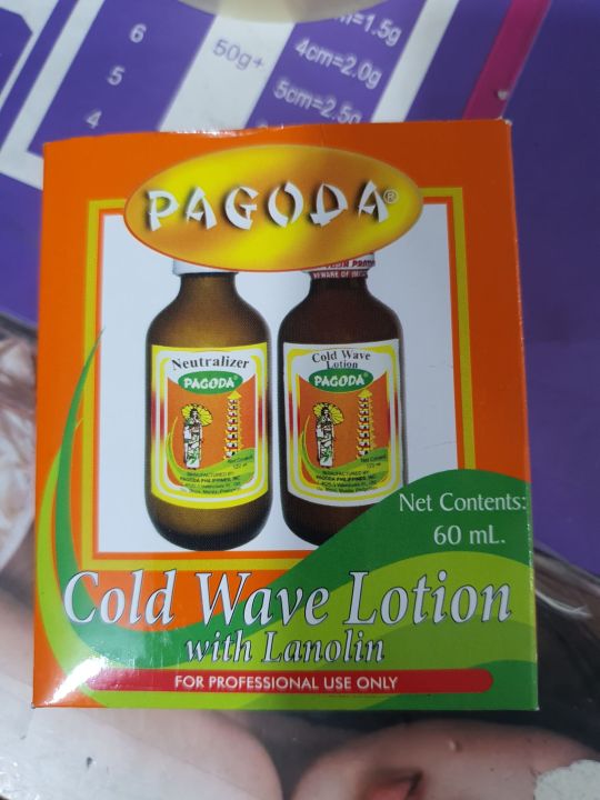 cold wave lotion hair perming set pangkulot Pagoda 60ml | Lazada PH