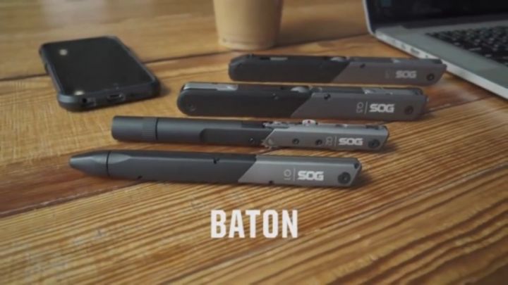 SOG Q1 / Q2 / Q3 / Q4 Multifunctional Tactical Pen Scissors Bottle ...