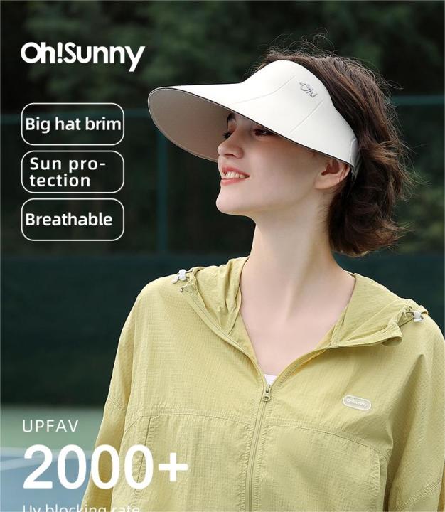 Ohsunny Mũ che nắng xuân hè đạp xe chạy bộ chơi thể thao Mũ hai mặt chống tia cực tím unisex ...