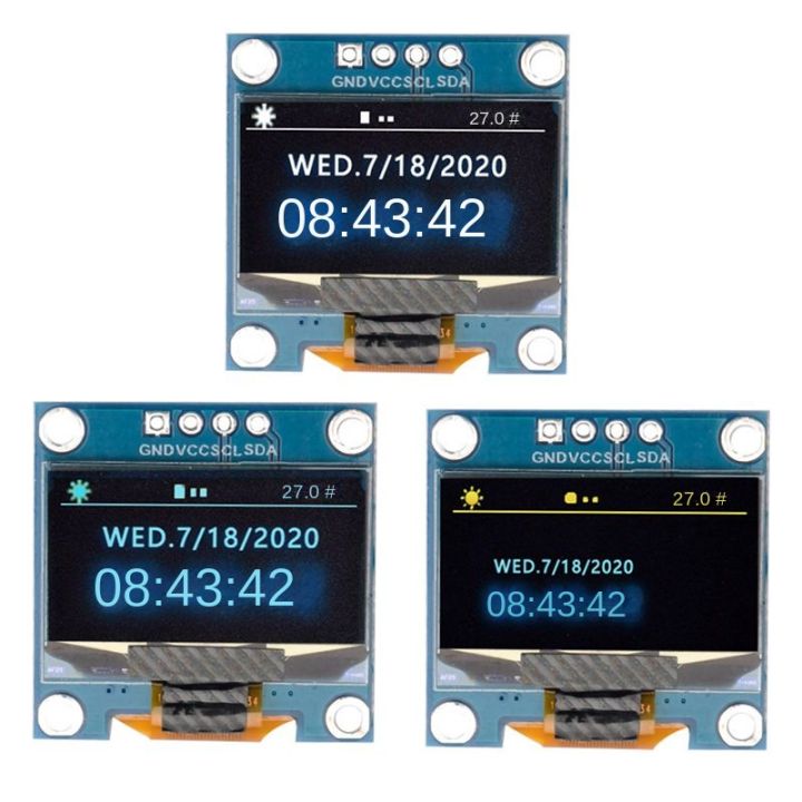 0.96 inch oled IIC Serial White OLED Display Module 128X64 I2C SSD1306 ...