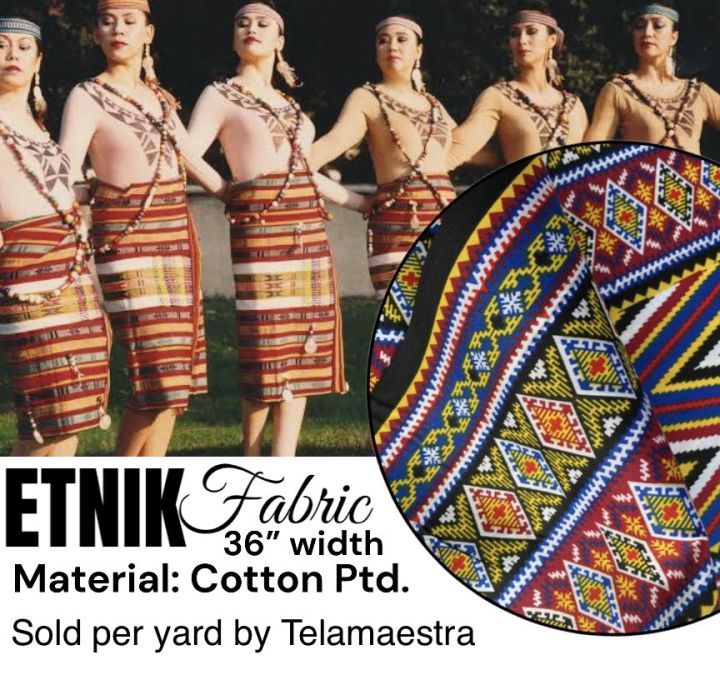 Etnik Design Cotton Ptd. Fabric 36” width sold per yard | Lazada PH
