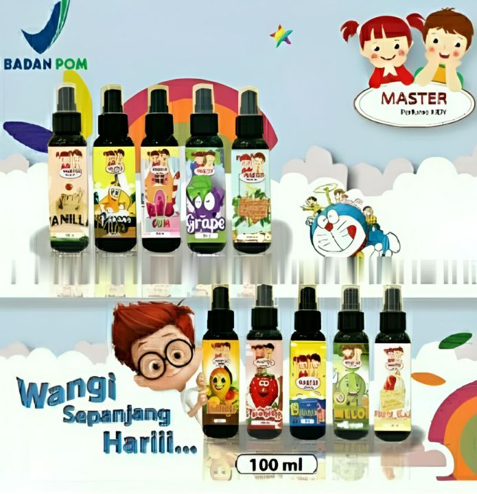 Master Perfume Kidy Parfum anak kids BPOM 100ml-parfum anak sekolah ...