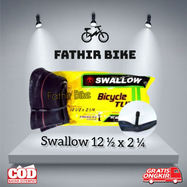 Ban Dalam Ban dalam sepeda 12 ½ x 2 ¼ Sepeda Anak 12 inch PENTIL MOTOR AV SWALLOW | Lazada Indonesia