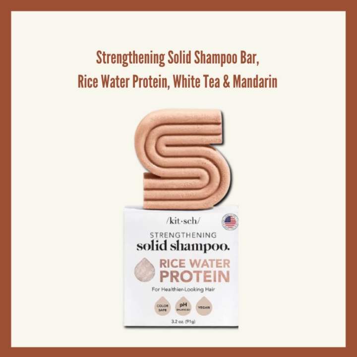 Kitsch, Strengthening Solid Shampoo Bar, Rice Water Protein | Lazada