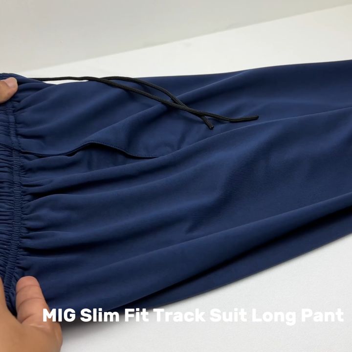 MIG Polyester Unisex 220gsm Adult Slim Fit Sport Wear Tracksuit Track ...