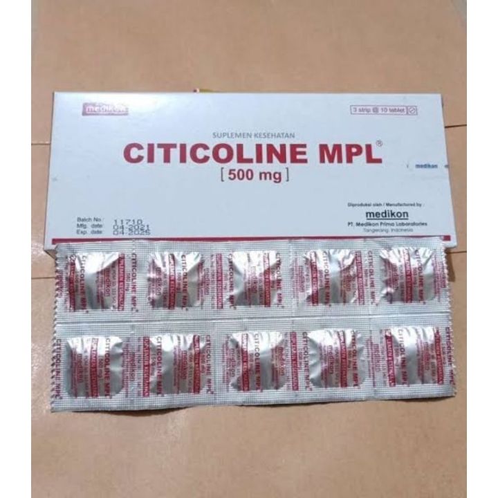 Citicoline / sitikolin / citikolin MPL box 30 kapsul | Lazada Indonesia