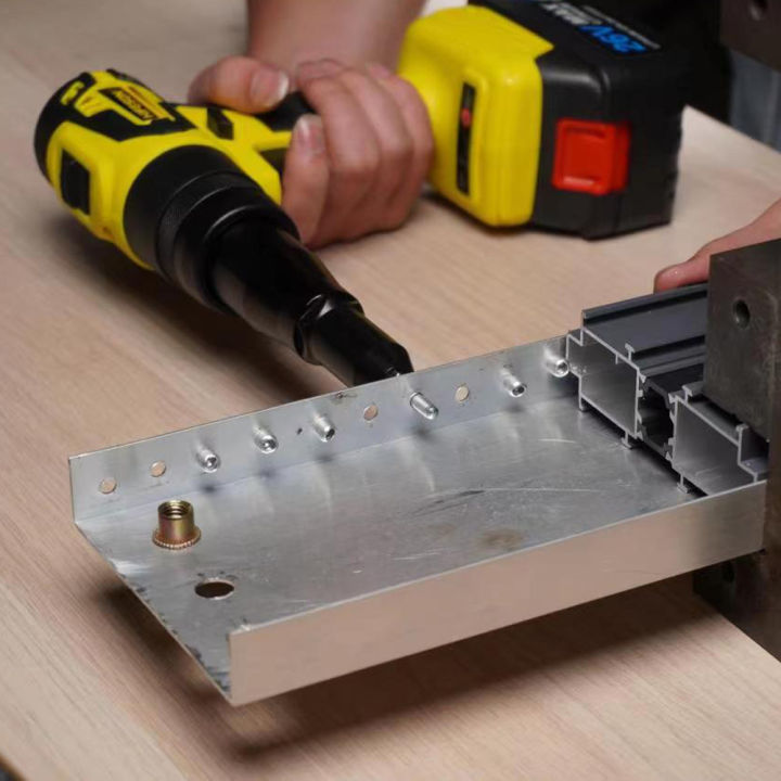 HIFESON Brushless Electric Automatic Rivet G-u-n Tool Riveter Cordless ...