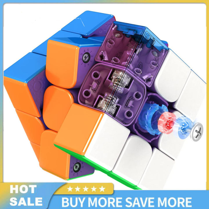Moyu Weilong WRM 3 x 3 Magnetic Levitation Speed Cube Stickerless ...