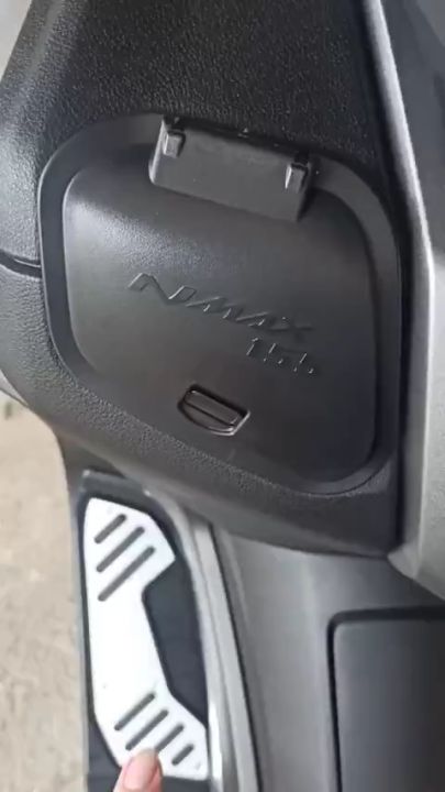 Nmax V2 Volt Compartment Cover Side Pocket Cover Black for Yamaha Nmax ...