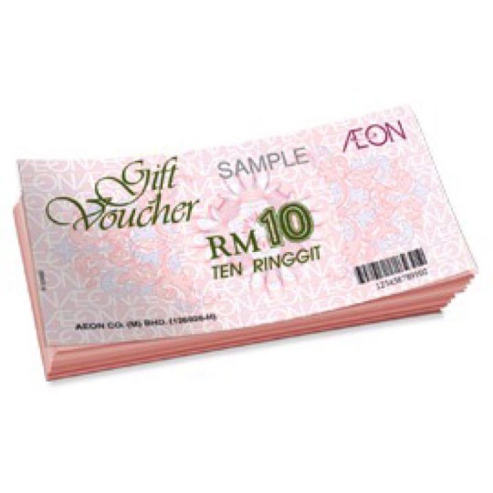 Ready Stock Aeon Voucher Rm10 | Lazada