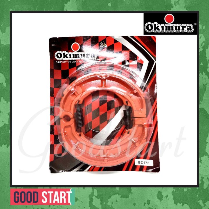 Okimura Brake shoe for barako 175 (Orange variant) | Lazada PH