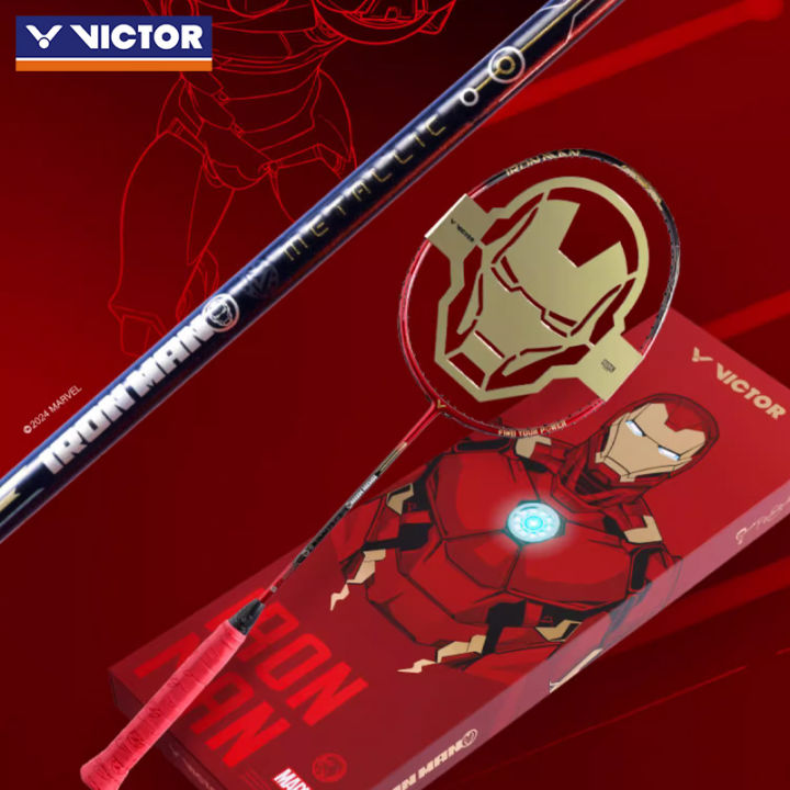 Victor Iron Man Metallic Badminton Racket Limited Edition Gift Box ...