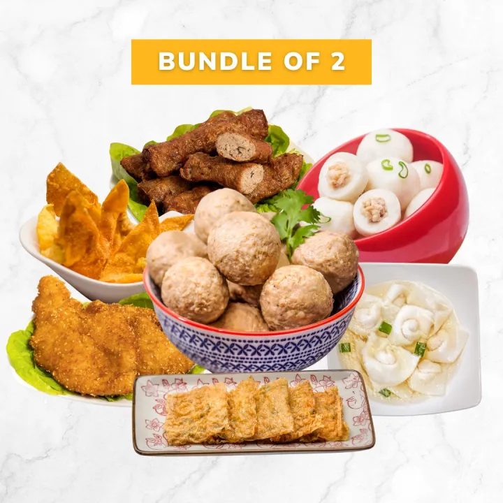 [MING FA] Bundle of 2 Meatball / Fuzhou Fishball / Chicken Cutlet ...