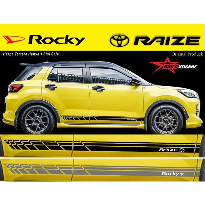 Sticker Mobil Toyota Raize Daihatsu Rocky | Lazada Indonesia