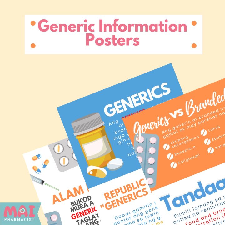 Generic Information Posters | Lazada PH