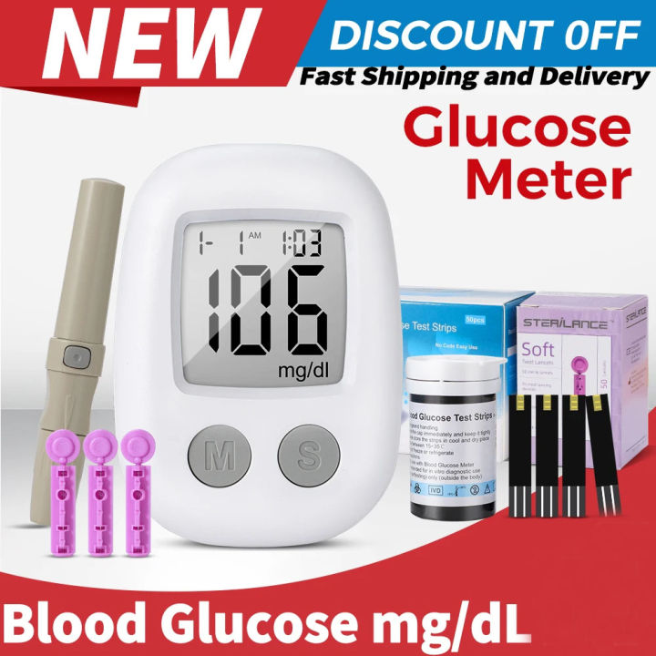 Blood Glucose Meter Glucometer Diabetes Medical Devices with Test ...